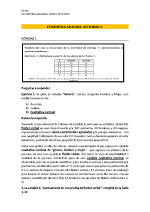 Ejercicios resueltos - Estadistica - TEMA 14 – CÁLCULO DE PROBABILIDADES ESPACIO MUESTRAL ...