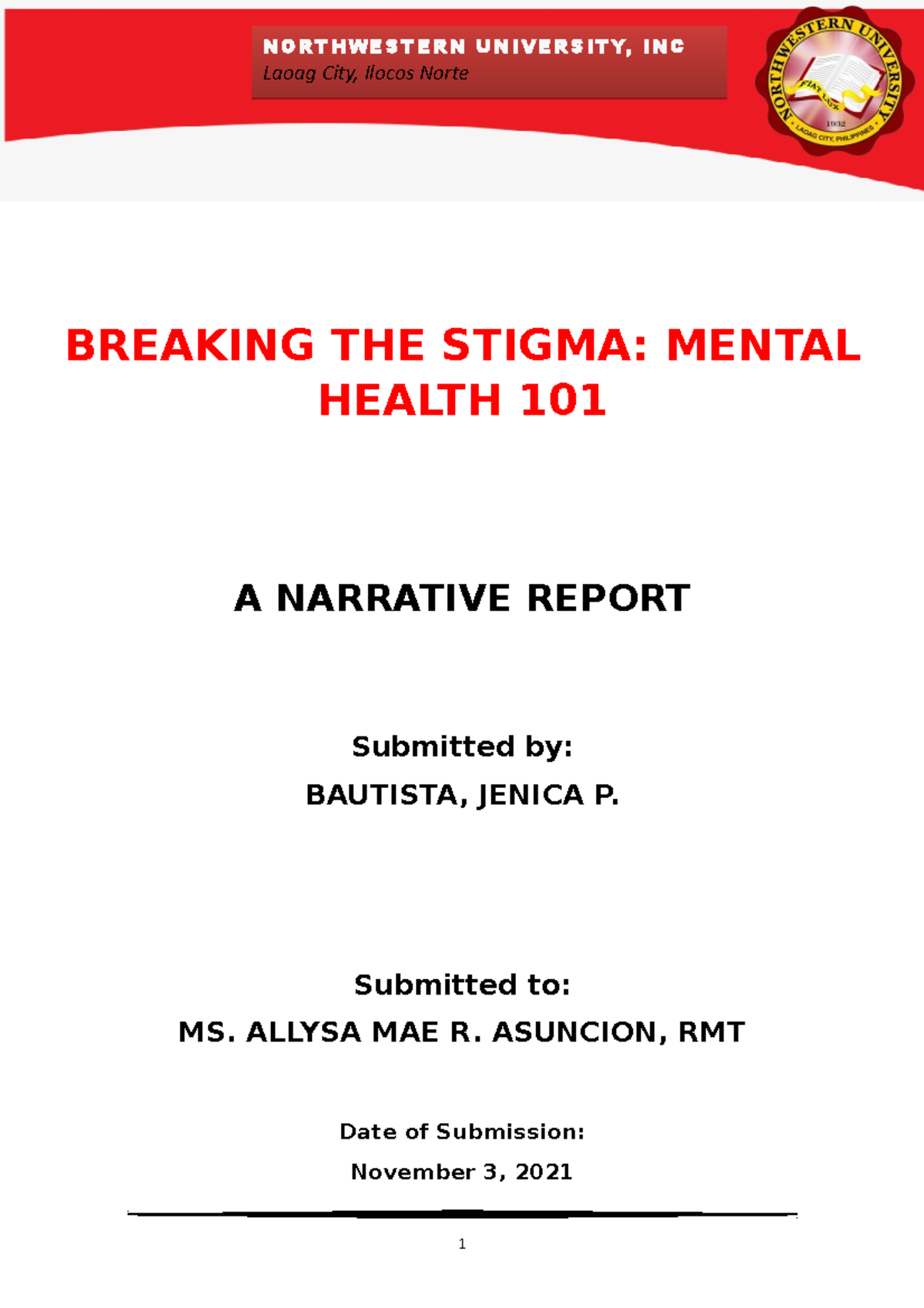 Scientific session 7 - only for students that have seminars subject ...