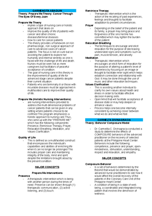 Nursing Theorists (locsin agravante laurente kuan) - ROZZANO C. LOCSIN ...