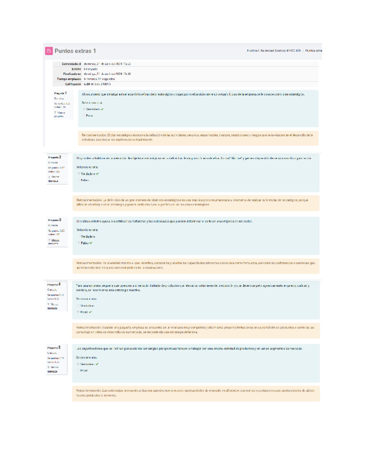 Punto extra 1 - Electiva I: Balancead Scorecard - Studocu