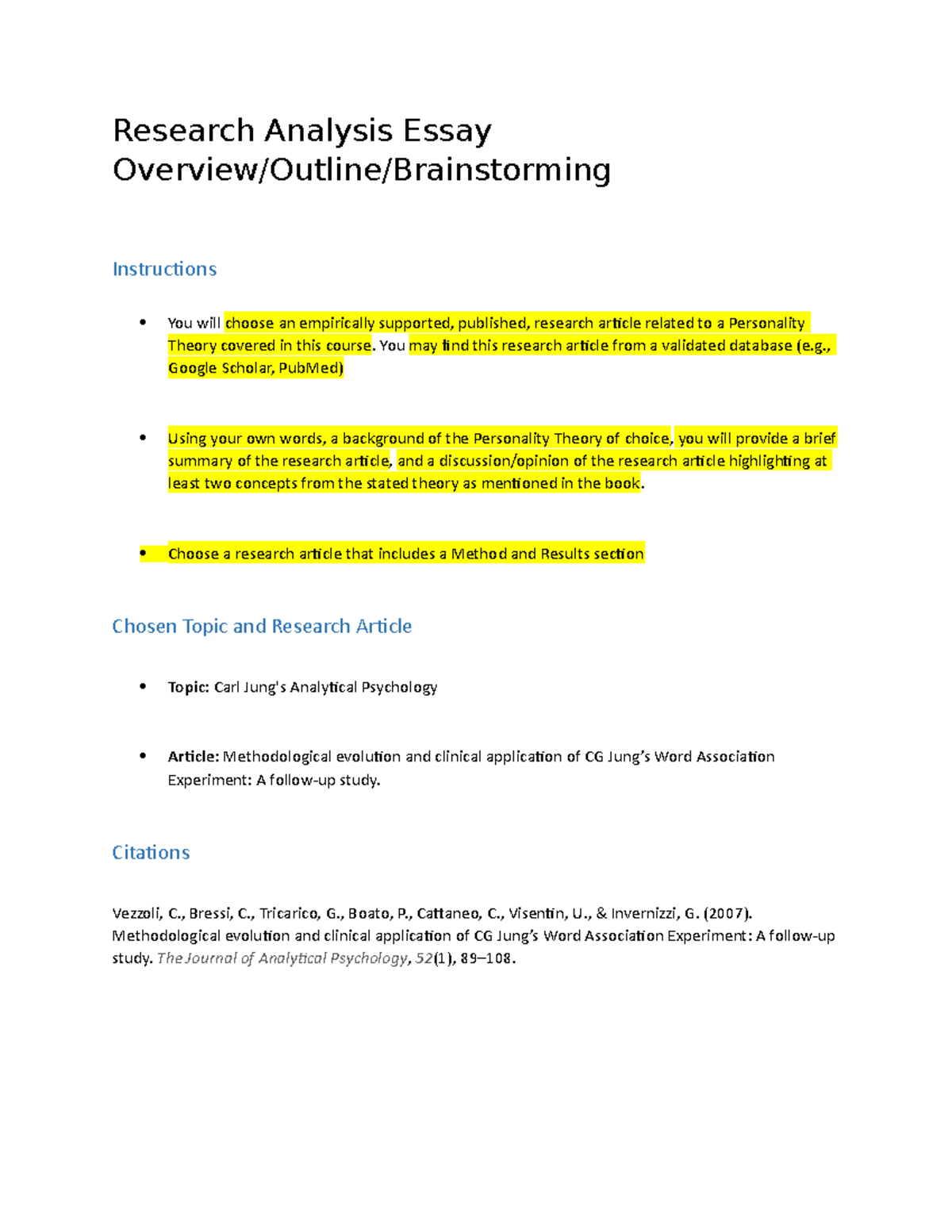 RAE - The Overview, An Outline, And Brainstorming Notes For The ...