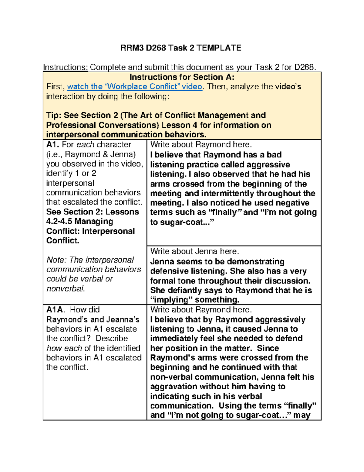 RRM3 D268 Task 2 Studocu - RRM3 D268 Task 2 TEMPLATE Instructions ...