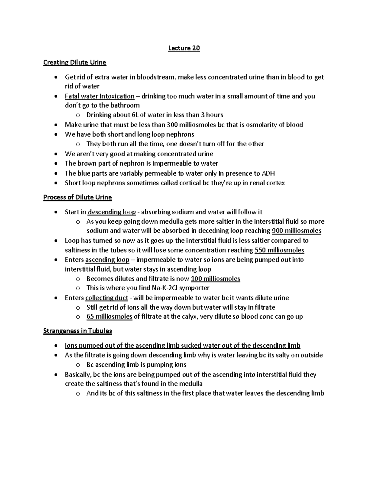Lecture 20 Urine - Warning: TT: undefined function: 32 Warning: TT: undefined function: 32 ...