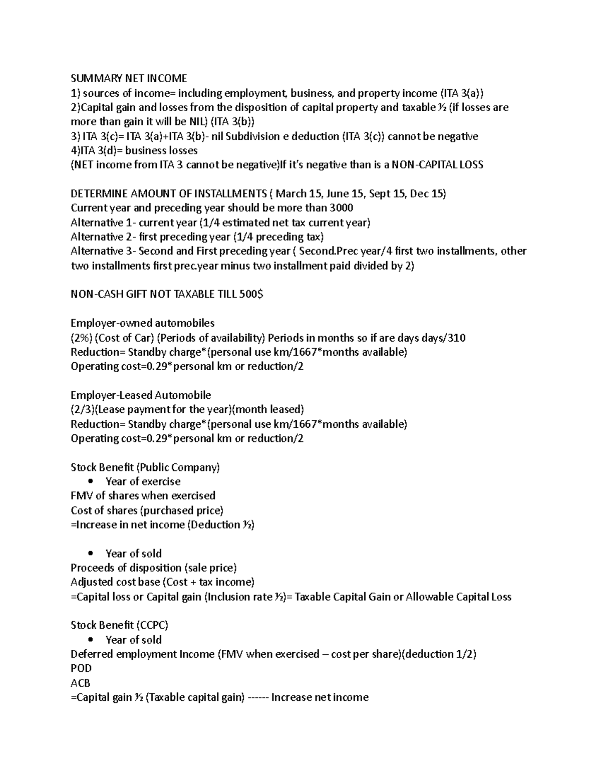 Summary NET Income SUMMARY NET INCOME Sources Of Income Including summary-net-income-summary-net-income-sources-of-income-including