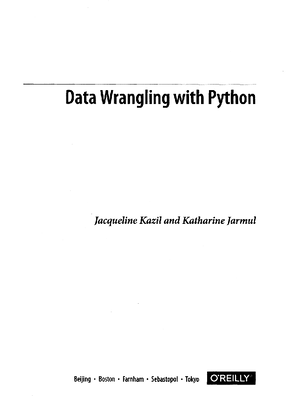 Data wrangling syllabus - Semester: IIIrd Sem CS-DA Course Name: Data Wrangling Course Code ...