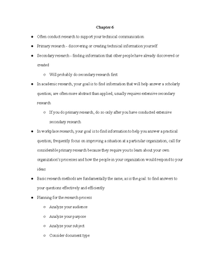 HON 315 - Week 4 (Ch. 5) - Dr. Dove - Chapter 5 Know your audience ...