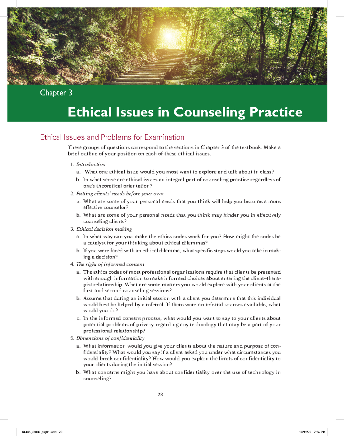 Corey Theory and Practice of Counseling and Psychotherapy 11e SM CH03 ...