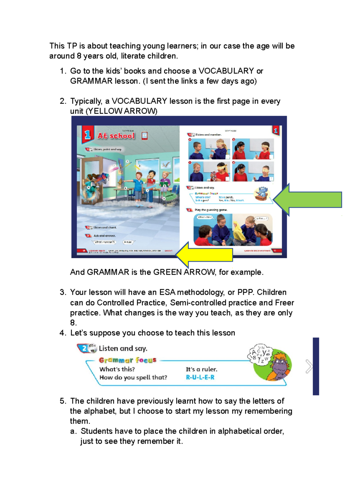 KIDS Lesson Sample english english engl - This TP is about teaching ...