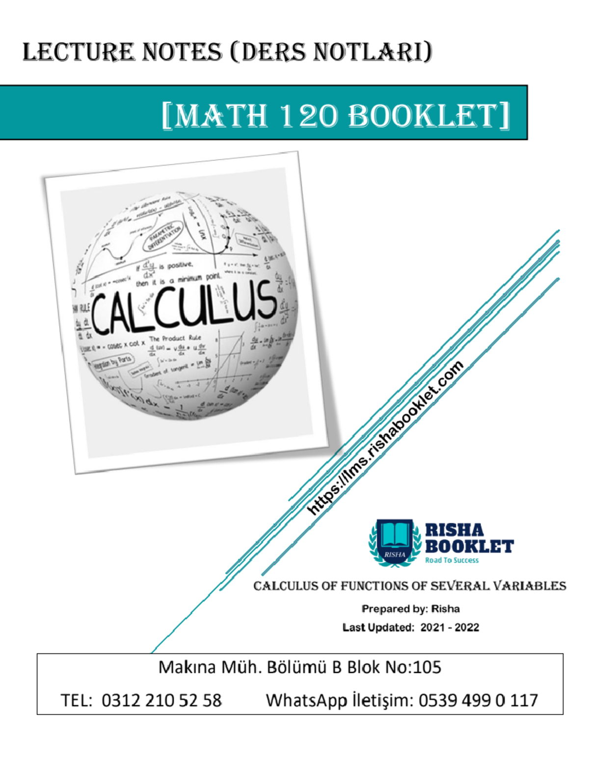 120 Booklet - 120 - calculus 2 - Studocu