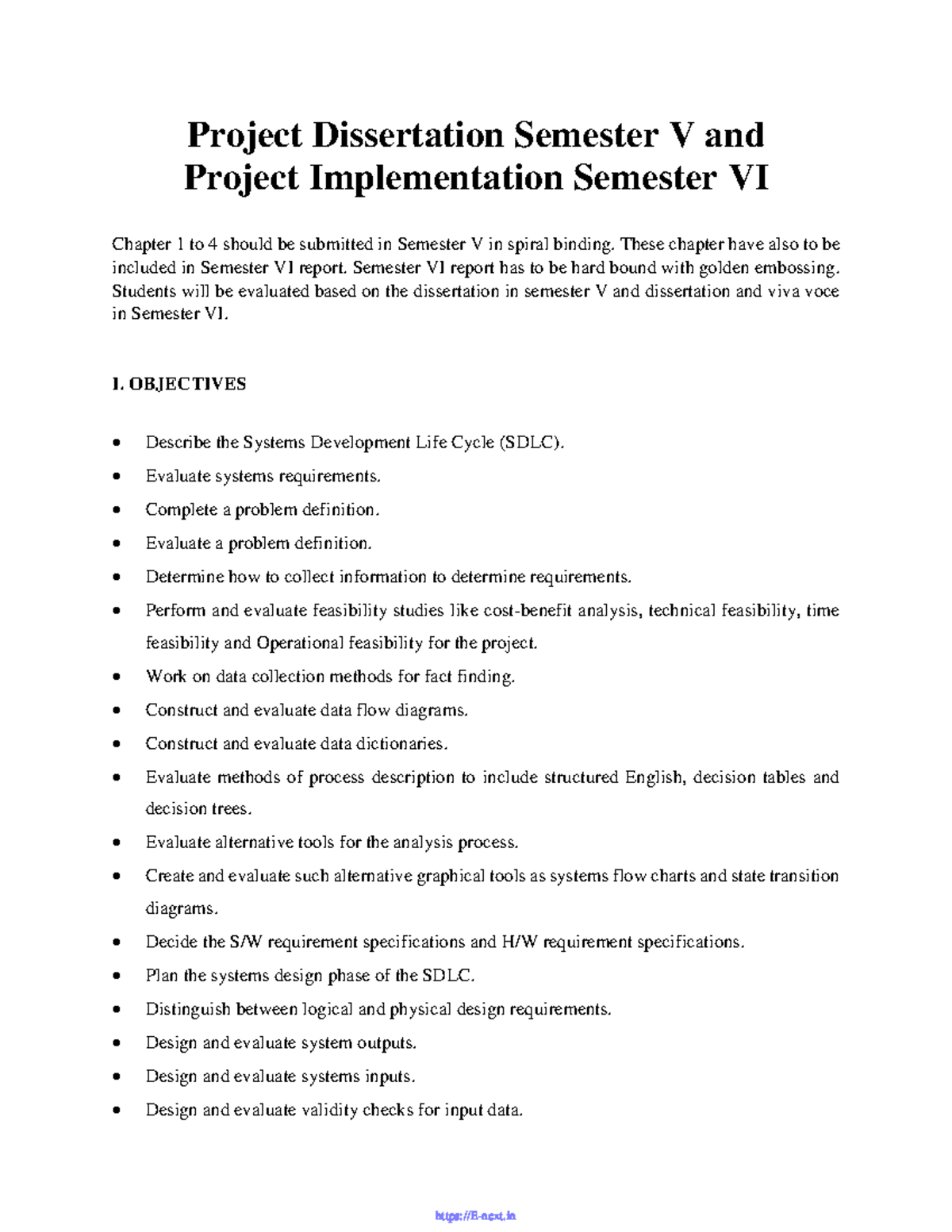 Project Implementation Guide - 63 Project Dissertation Semester V and ...