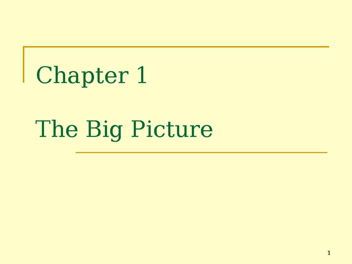 Computer Use: Fundamentals - Lecture notes - Chapter 01 - Chapter 1 The ...