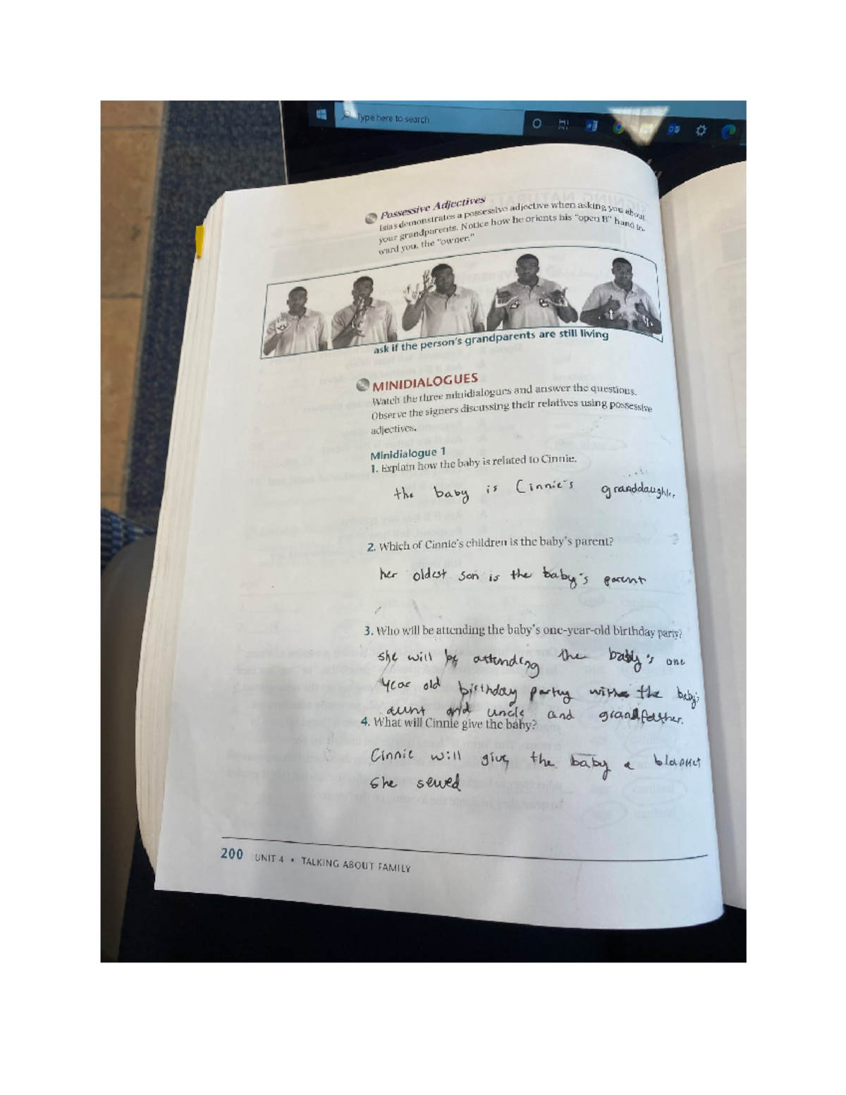 ASL 4 - chapter 4 lesson 8 assignments - CSD 139 - Studocu