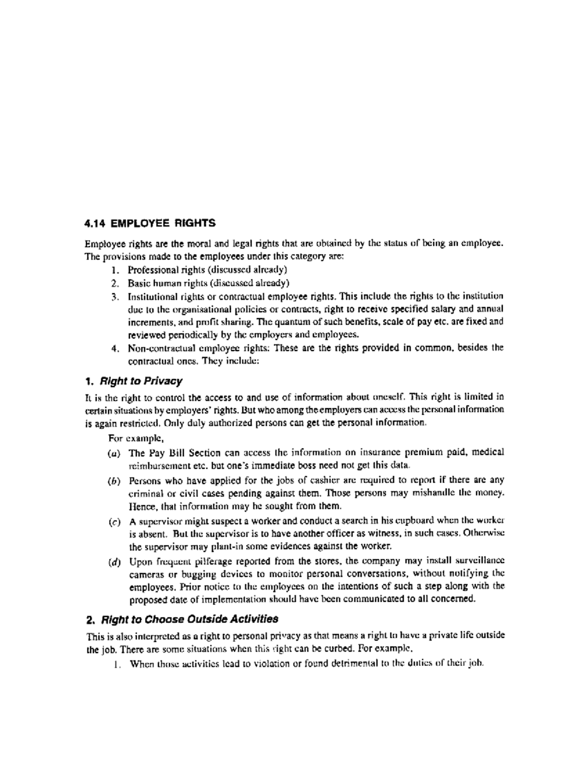 Employees right - Professional ethics - A Textbook on Professional Ethics and Human Values 82 2 ...