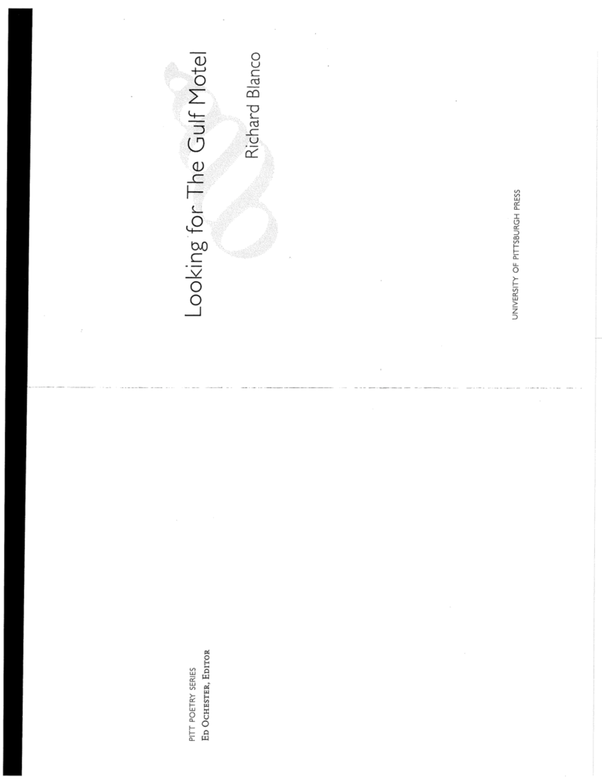 Richard Blanco Looking for the Gulf Motel #1 - SPAN 150 - Studocu