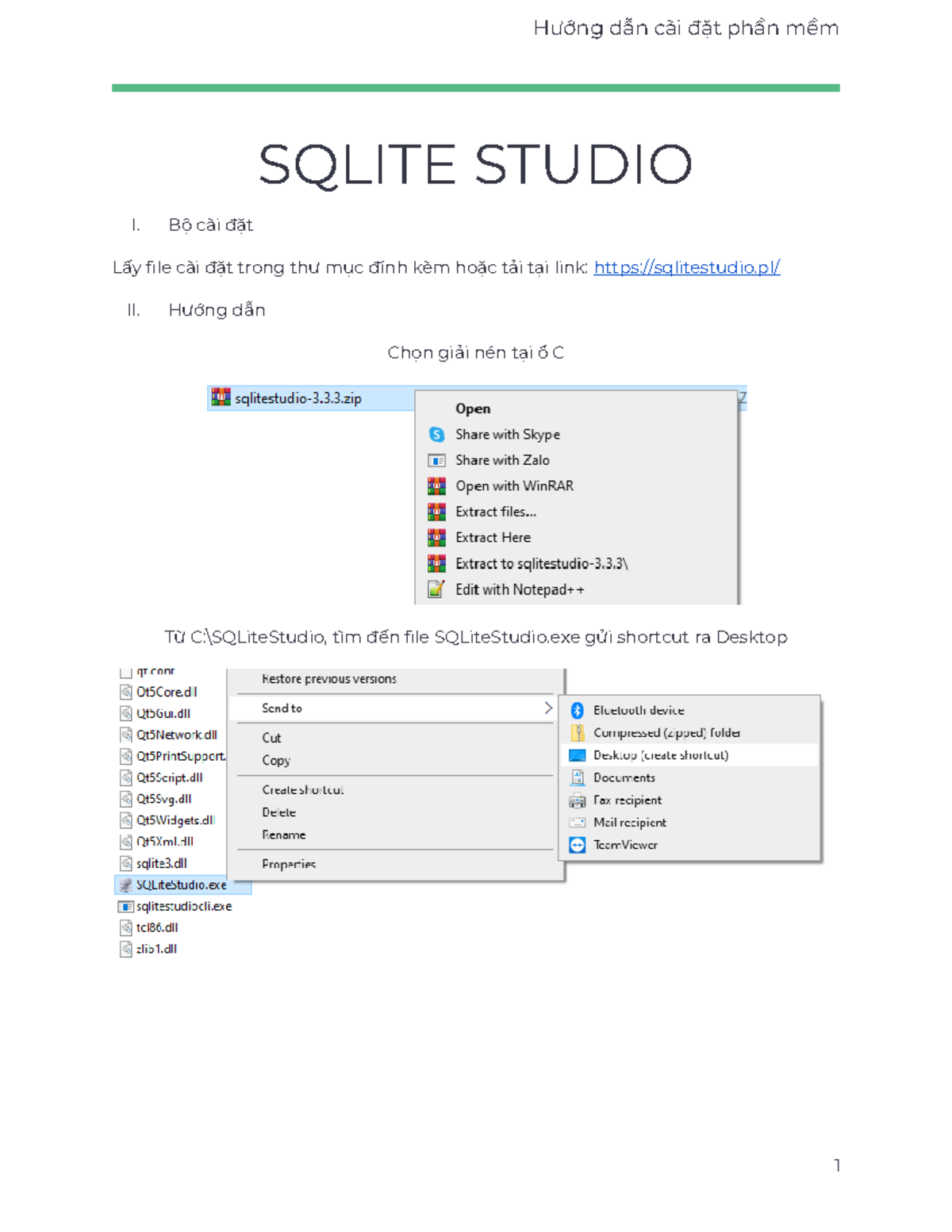 Huong dan cai dat sqlite studio - Option, Futures and Other Derivatives - Hướng dẫn cài đặt phần ...