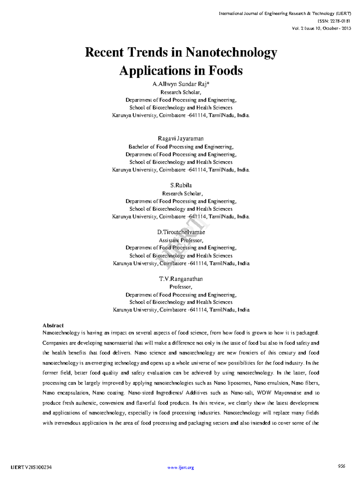 Recent-trends-in-nanotechnology-applications-in-foods- Ijertv 2IS100234 ...