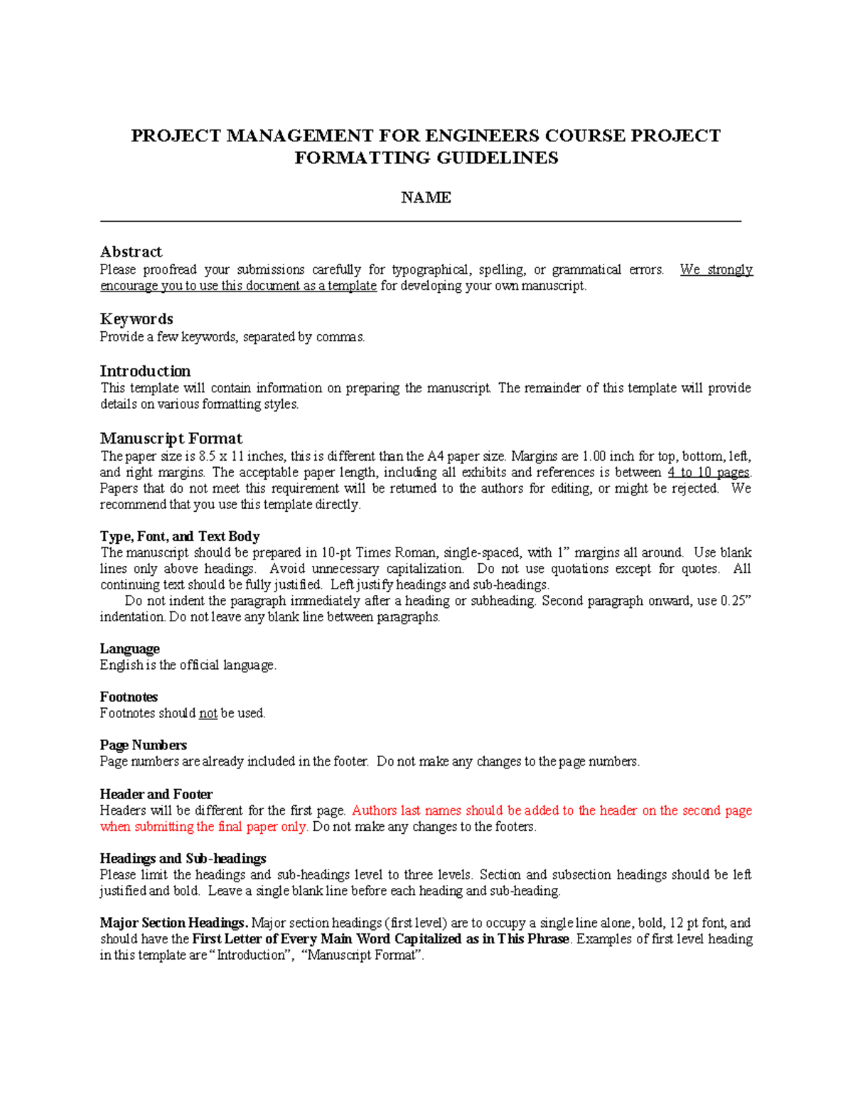 Course Project - hsrhfxh - PROJECT MANAGEMENT FOR ENGINEERS COURSE ...