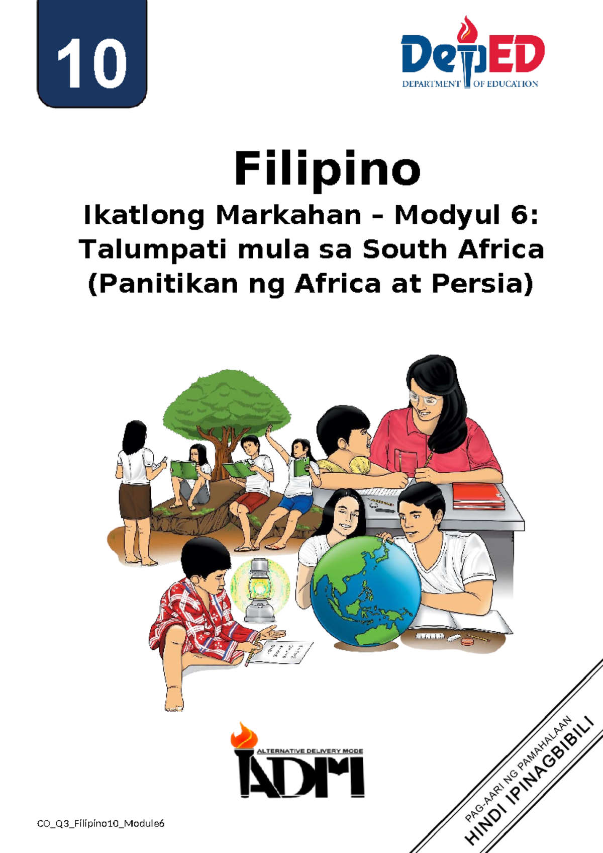 FIL10-Q3- Modyul 6 - Module - 10 Filipino Ikatlong Markahan – Modyul 6 ...