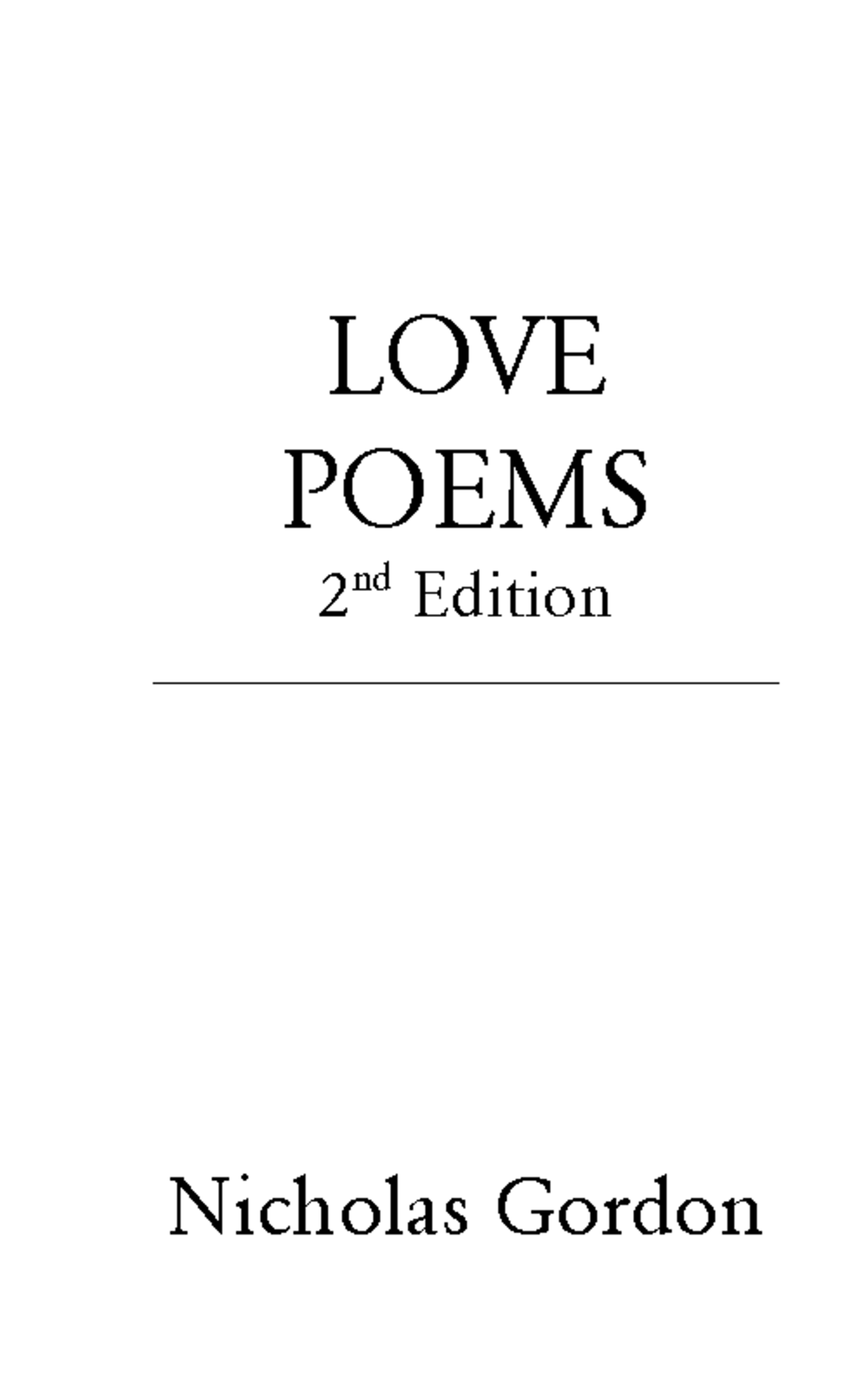 Livr - you are capable of something great. - LOVE POEMS 2 nd Edition