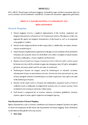 MCN301 M1 - KTU NOTES - MODULE 1 SYSTEMS OF EARTH AND KEY TERMS IN ...