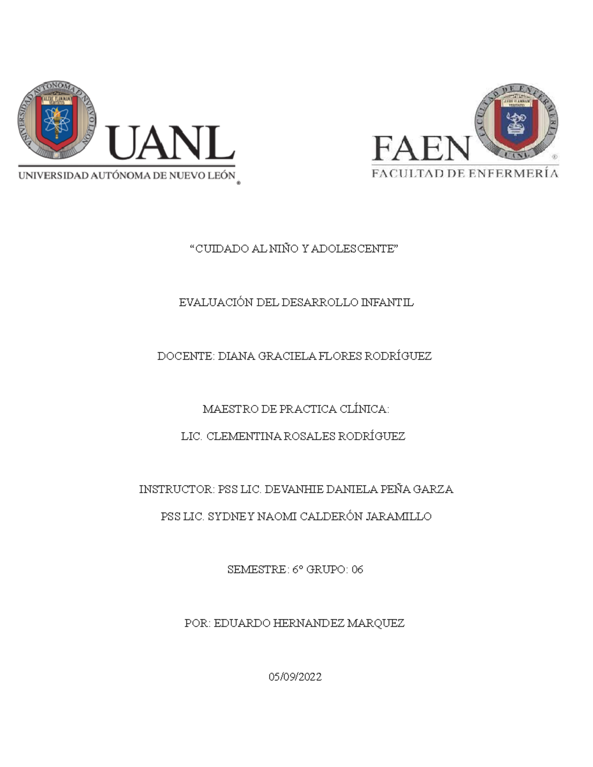 EDI eduardo-1 - pruebas edi - “CUIDADO AL NIÑO Y ADOLESCENTE ...