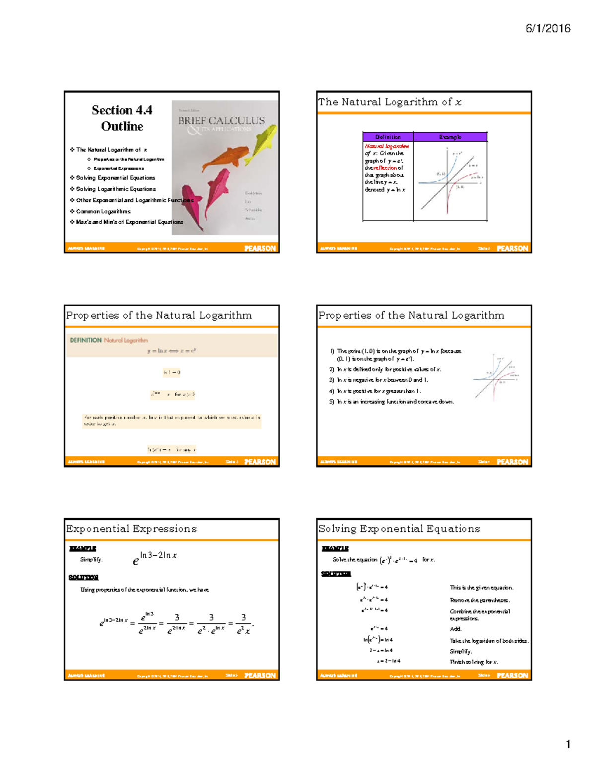 04 04 handout - Lecture notes 04 04 - 6/1/ 1 Copyright © 2014, 2010 ...