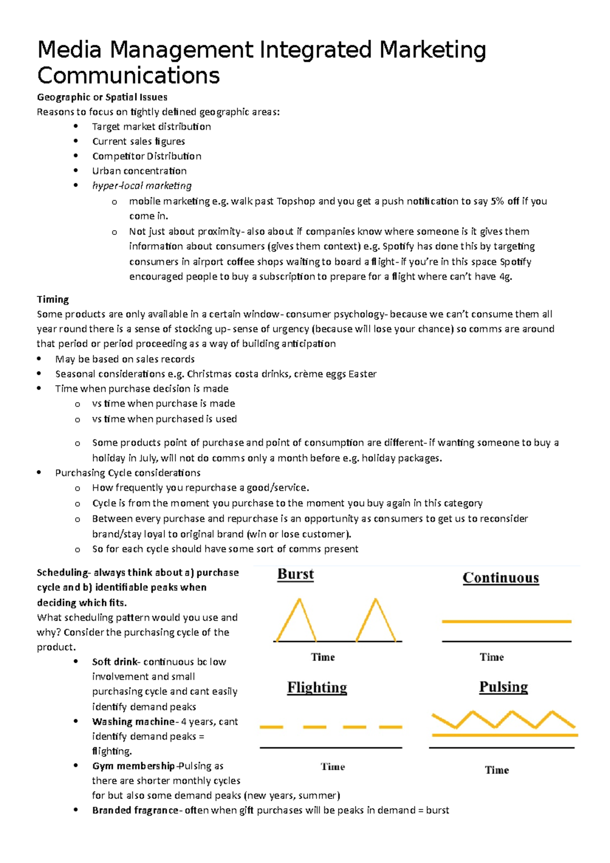 Lec 7 - Media Management Integrated Marketing Communications - Media ...