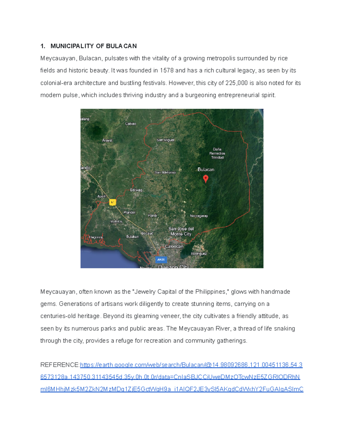 (TPPD) - MLXKV FS - 1. MUNICIPALITY OF BULACAN Meycauayan, Bulacan ...