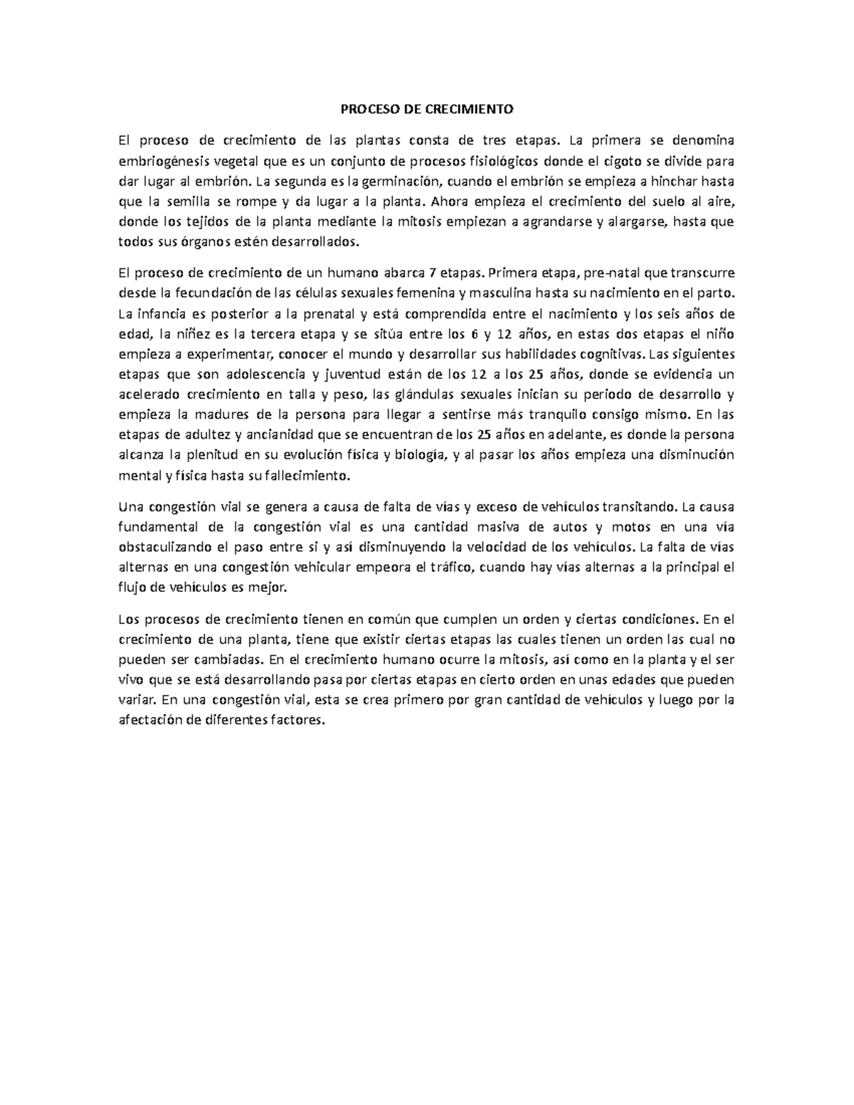 Proceso De Crecimiento Proceso De Crecimiento El Proceso De Crecimiento De Las Plantas Consta