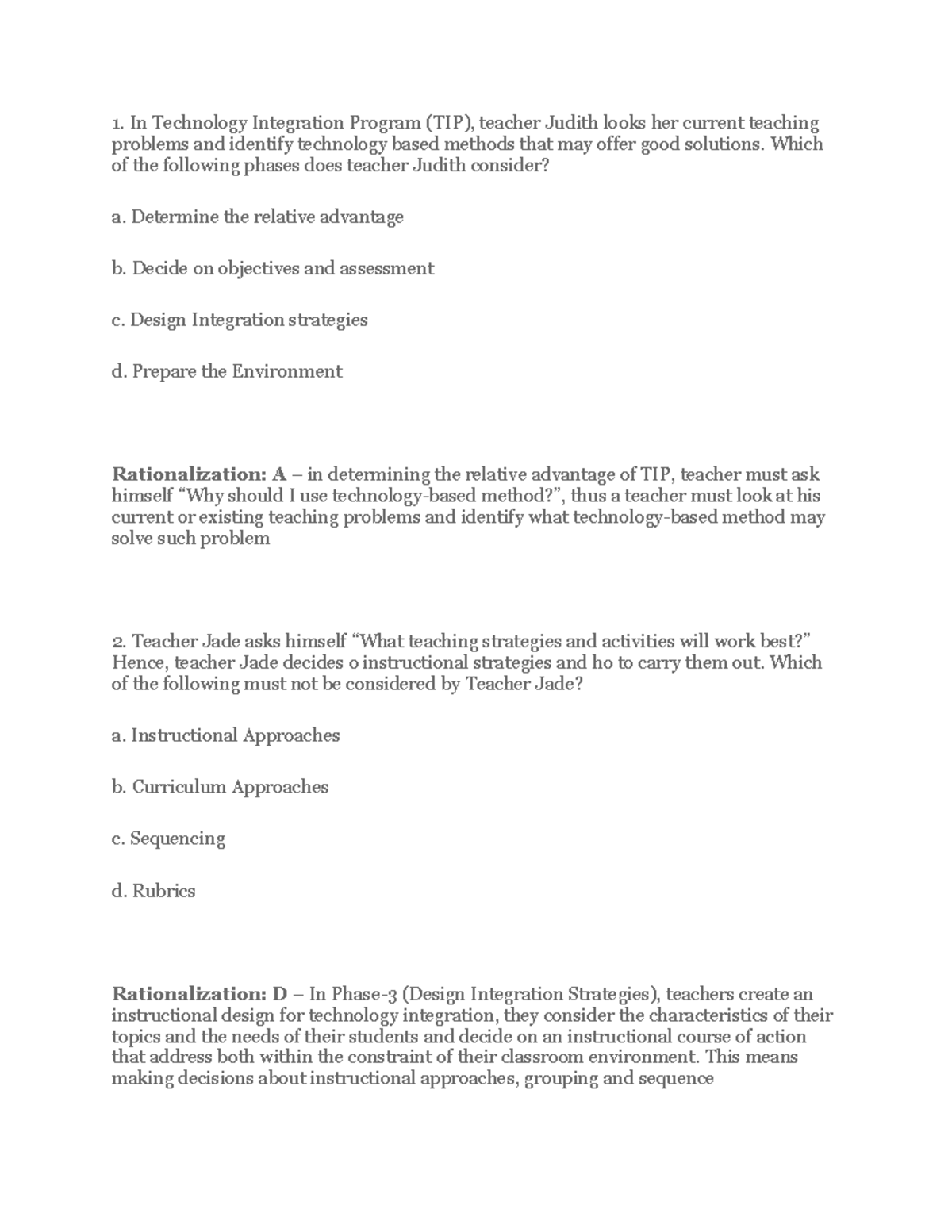 Ed tech - LET Reviewer - In Technology Integration Program (TIP), teacher Judith looks her ...