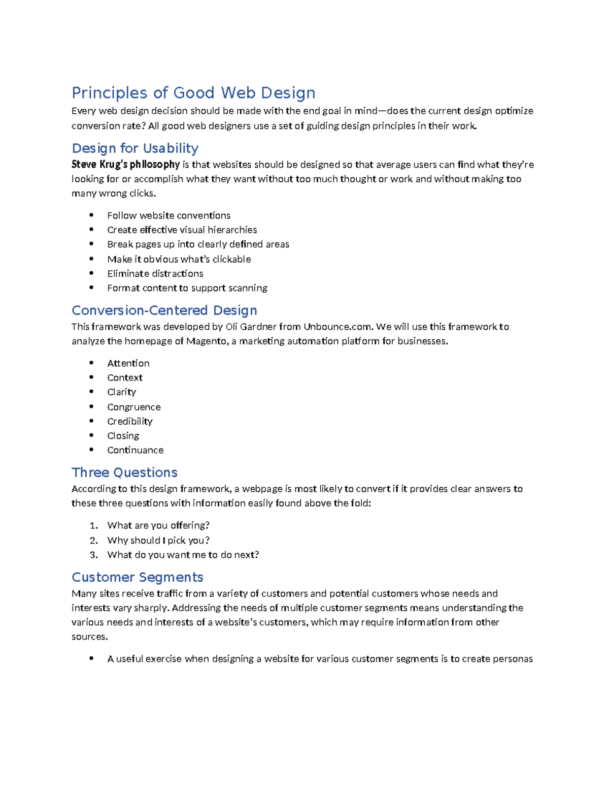 Chapter 2 - Digital Marketing Essentials - Principles of Good Web ...