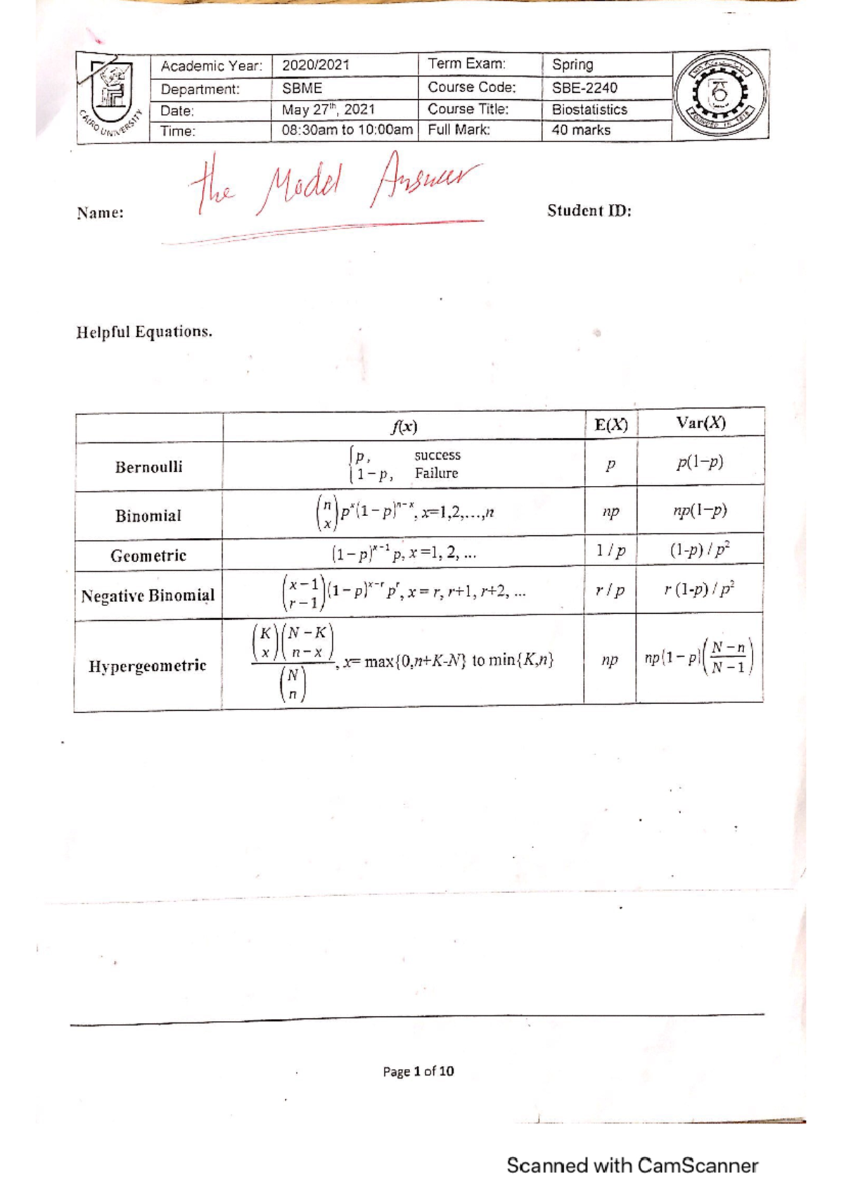 Midterm 2021 - Statics - Studocu
