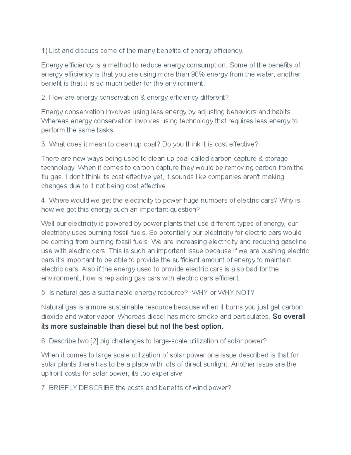 Film switch energy - 1) List and discuss some of the many benefits of ...