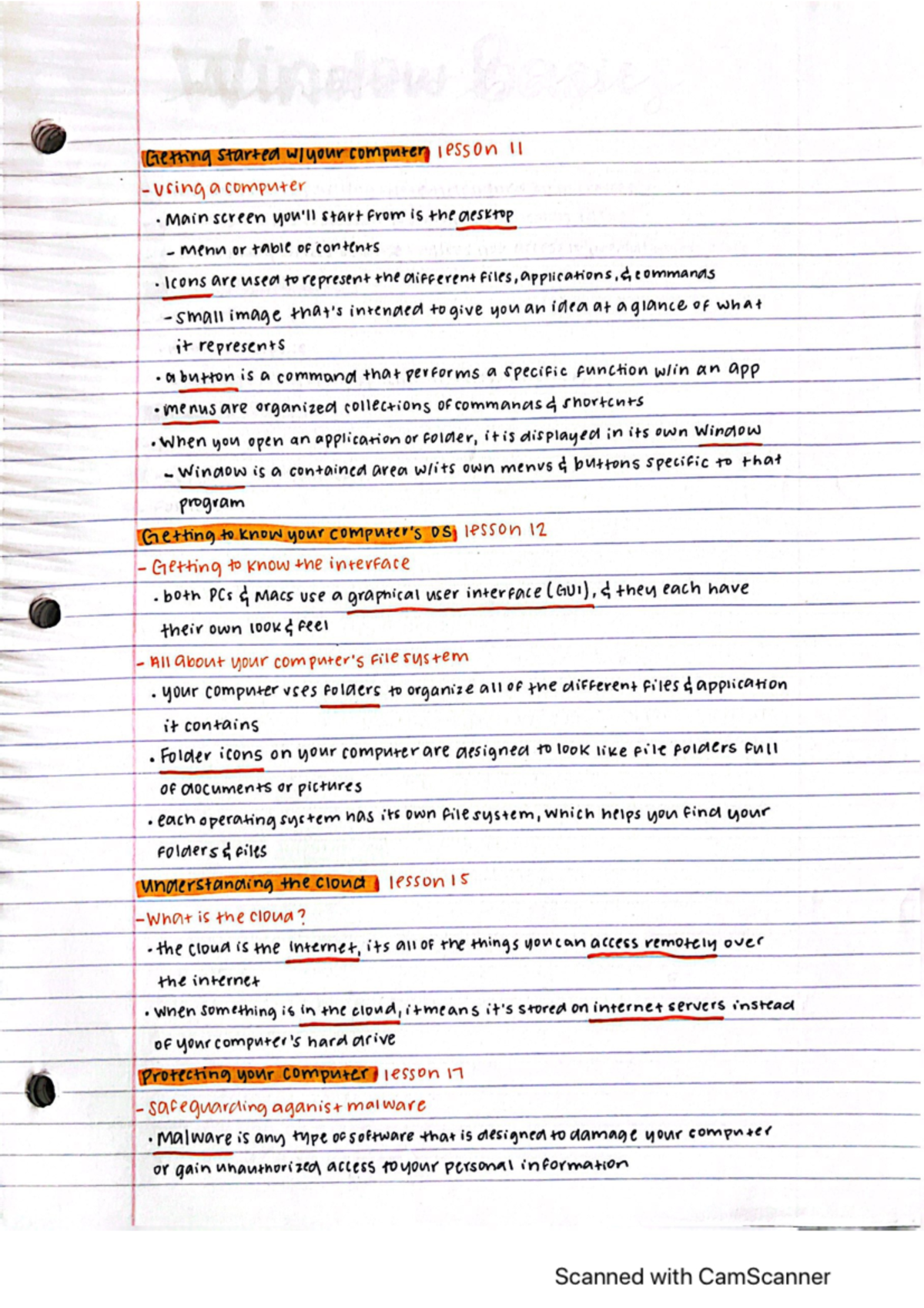 Chapter 1: Basics - CIS 1103 - Studocu