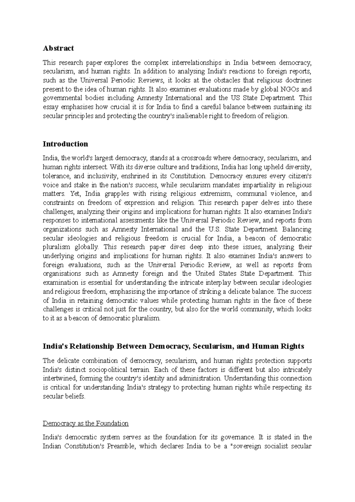 HRLT Assignment - Abstract This research paper explores the complex ...