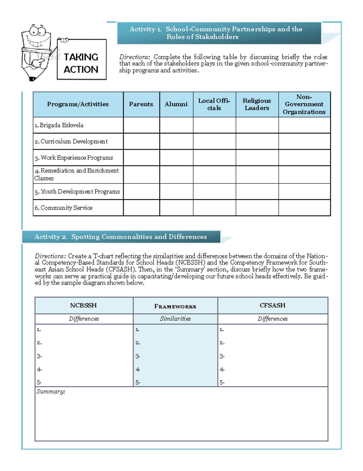 Educ 204 Project BSEd English 2 - Directions: Complete the following ...