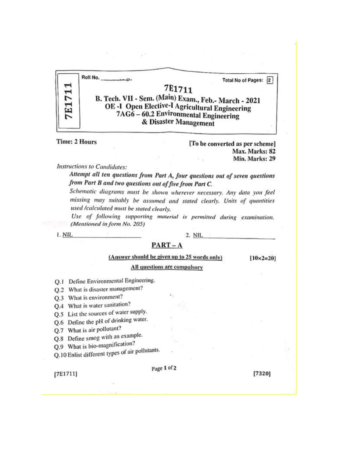 EEDM paper 2020-21 - computer science and engineering - Studocu