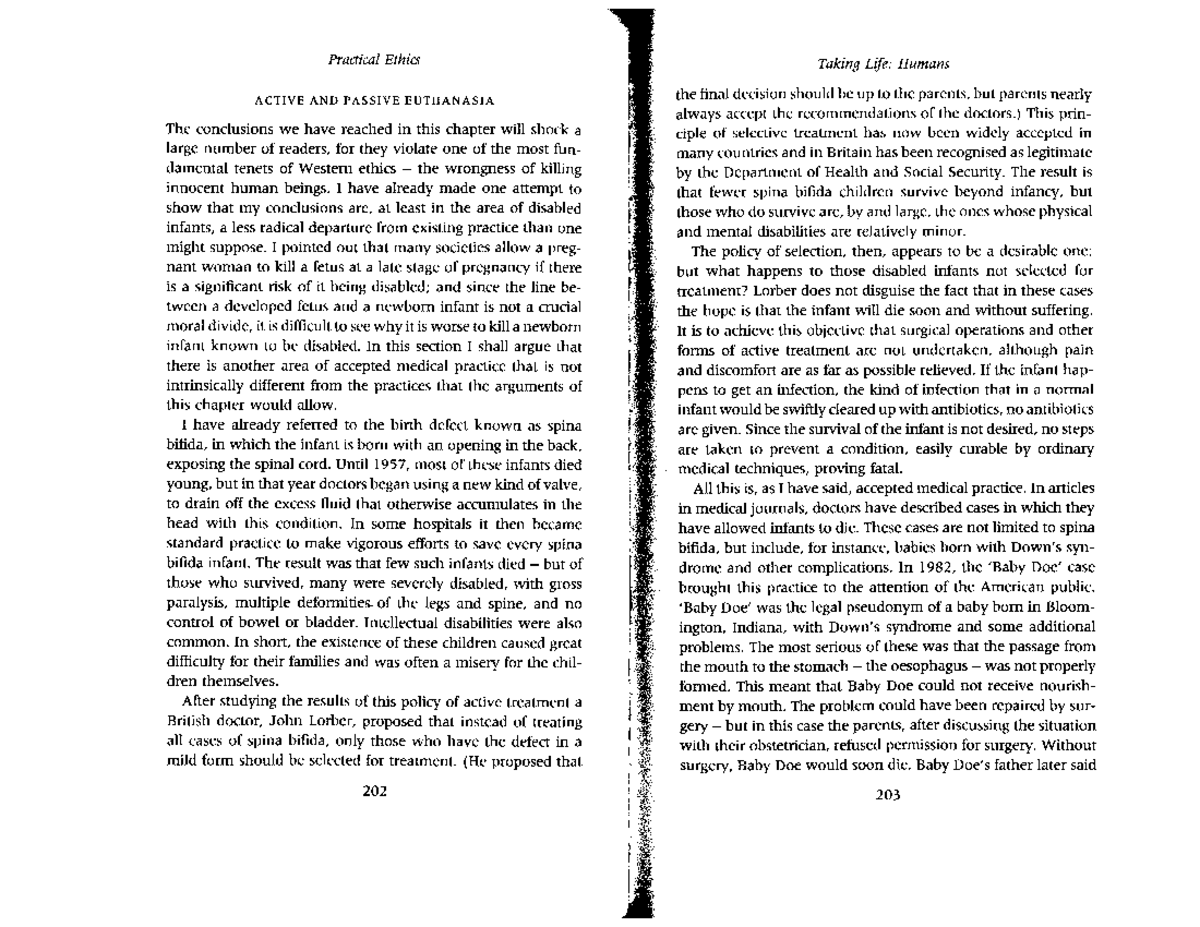 Taking life Animals - Ethics examines the rational justification for ...