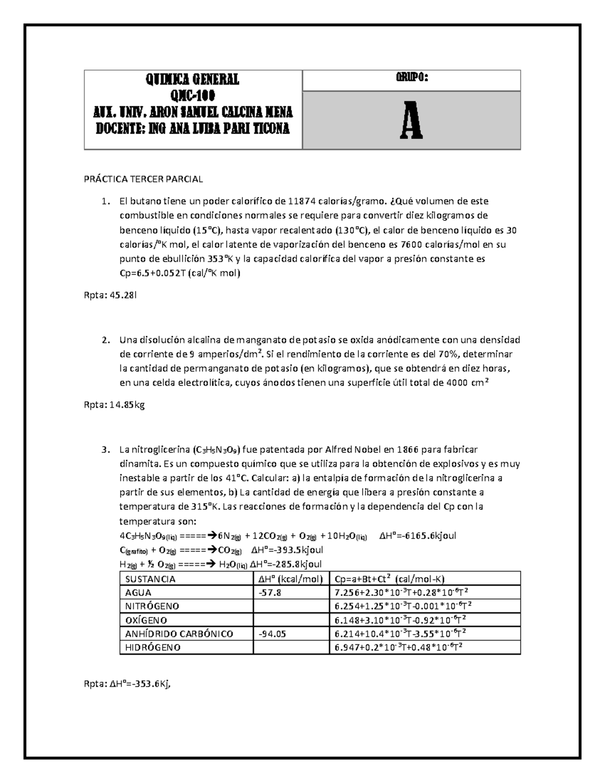 Pr ctica Tercer Parcial QUIMICA GENERAL QMC AUX UNI V ARON SAMUEL pr-ctica-tercer-parcial-quimica-general-qmc-aux-uni-v-aron-samuel