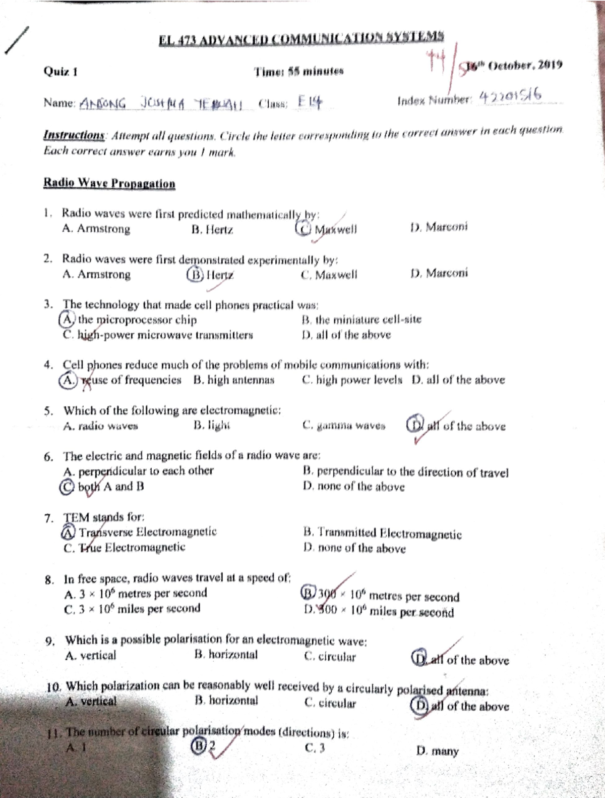 Advanced Communication Quiz 1 - Communication skills 2 - Studocu