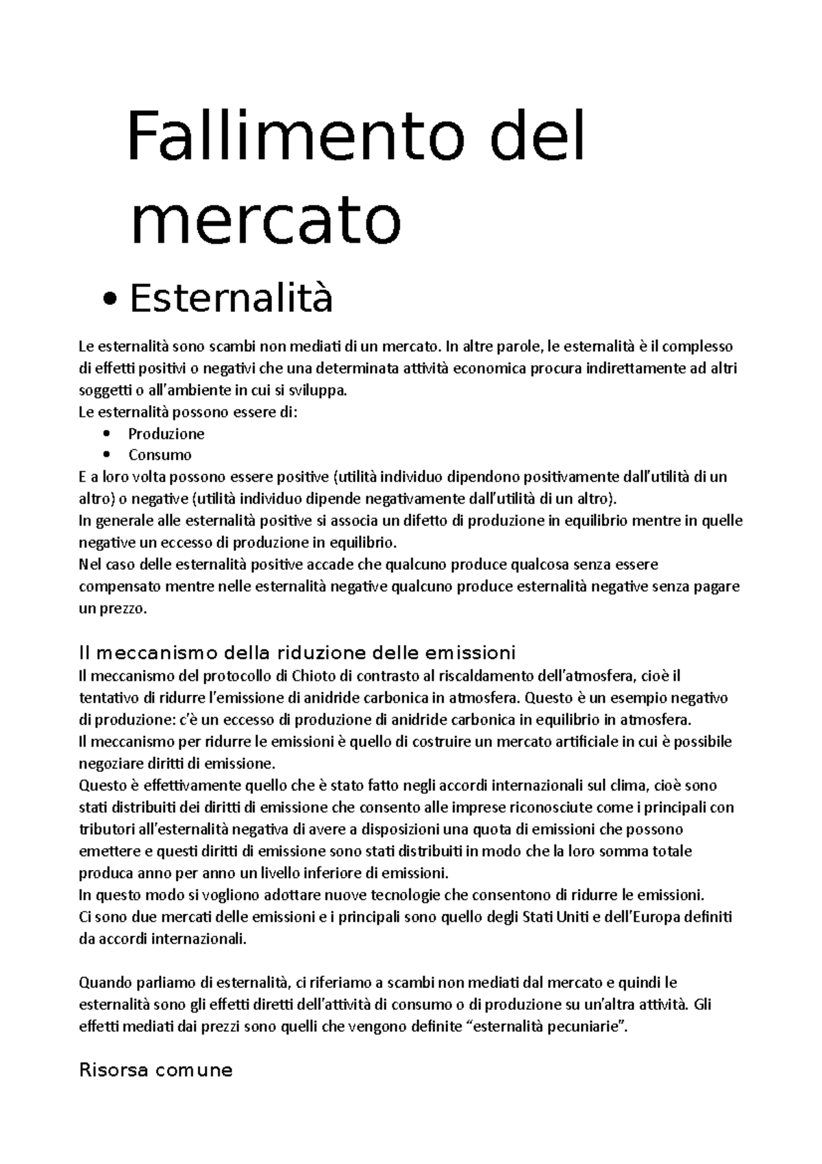 Esternalità; che cosa sono e descrizione - Fallimento del mercato ...