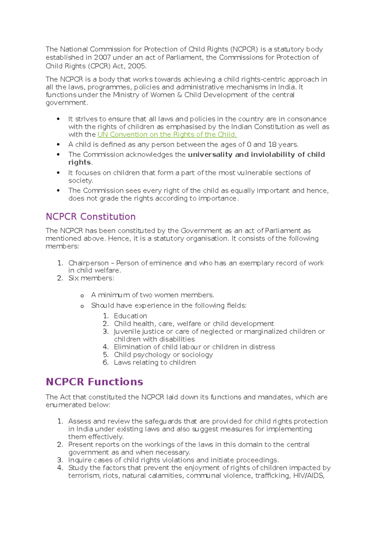 National Commission on Child Labour - The National Commission for ...