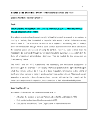 International Trade and Business - ACTIVITY NO. 2 Jarell Carven L ...