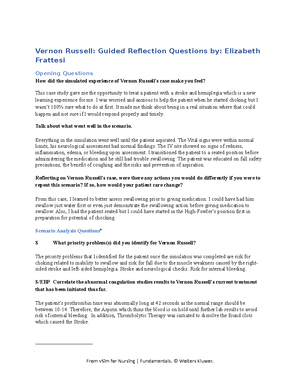 Edith Jacobson DA guided reflective questions - Concept map for Edith ...