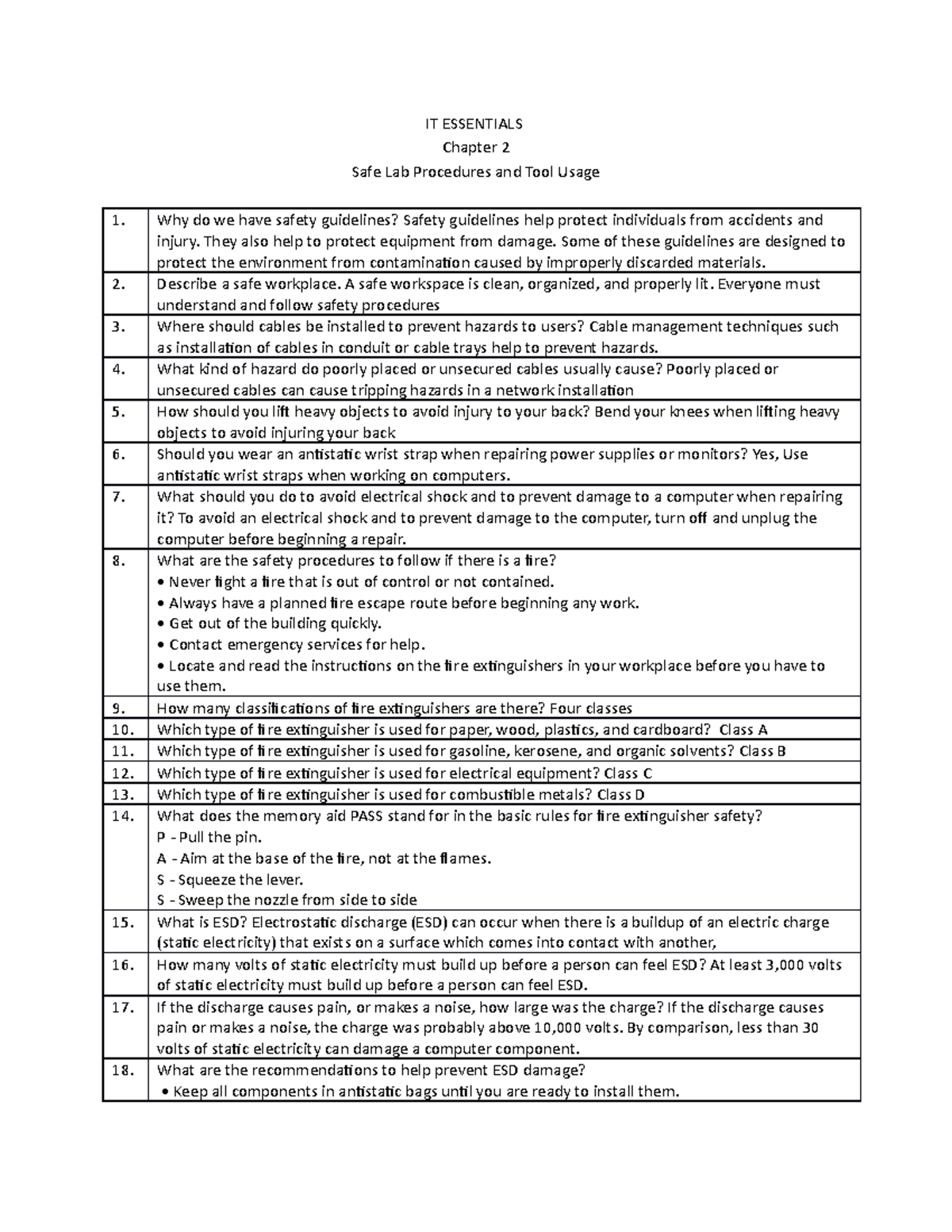 IT Essentials Chapter 2 Study Guide this one - IT ESSENTIALS Chapter 2 ...