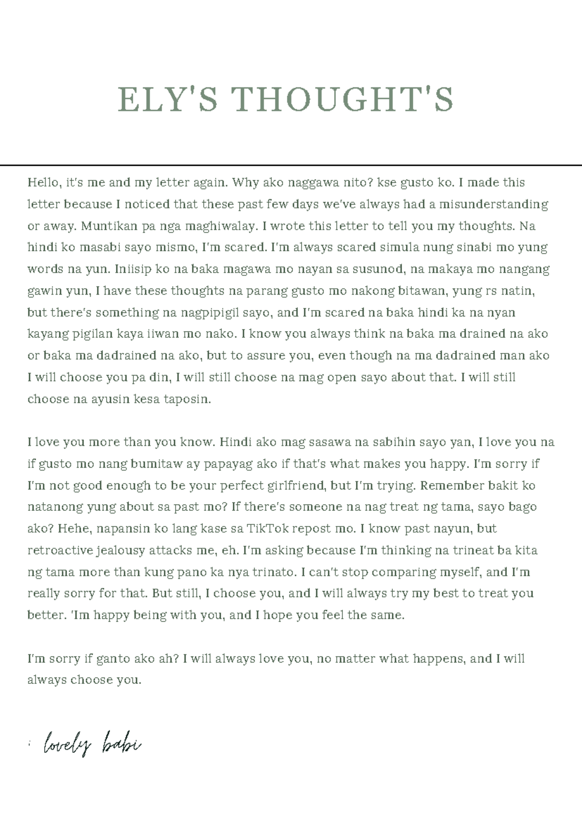 Aletter 20240330 113244 0000 - ELY'S THOUGHT'S Hello, it's me and my ...