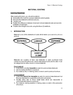 ACC 116 - CHAP 3 - note - LABOUR COSTING Learning Objectives After ...