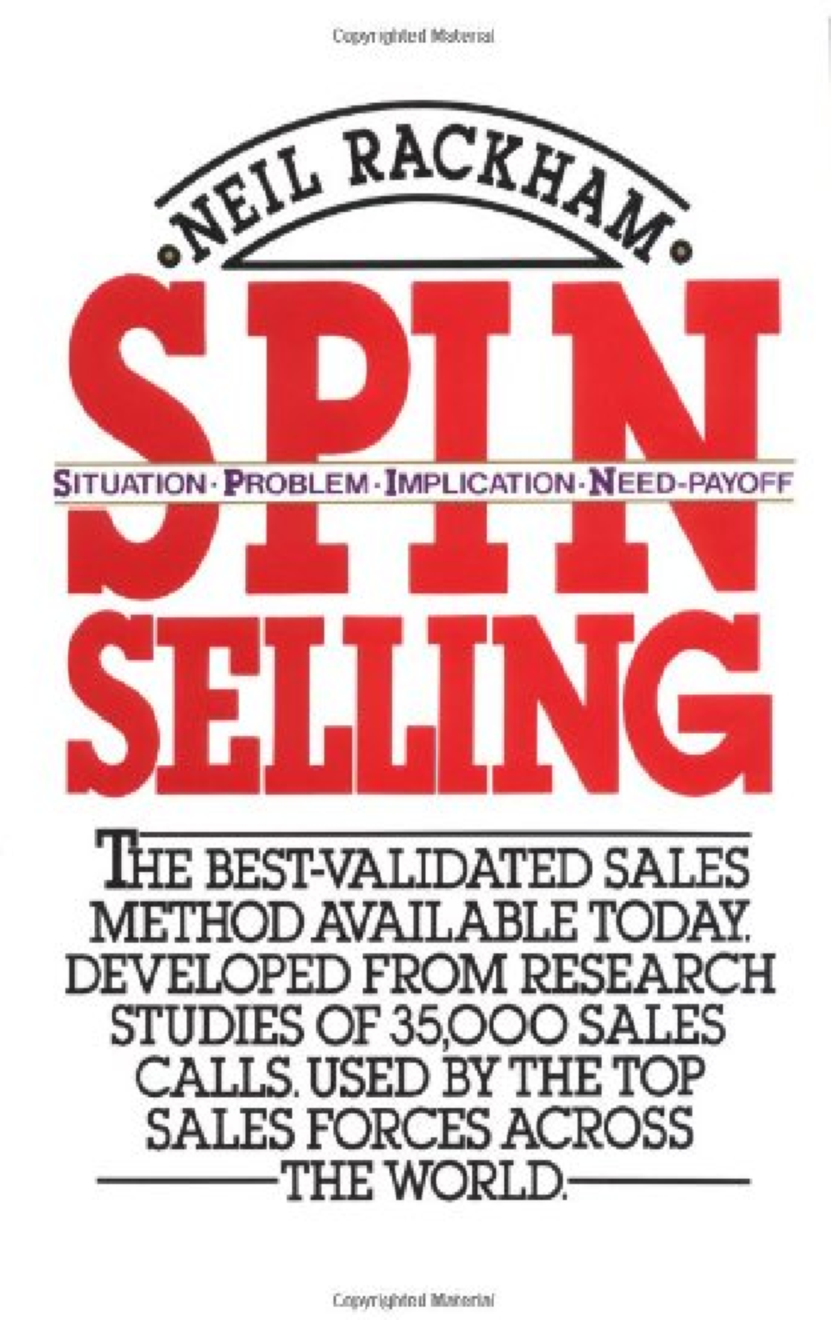 SPIN Selling (Neil Rackham [Rackham, Neil]) (Z-Library) - Contents ...