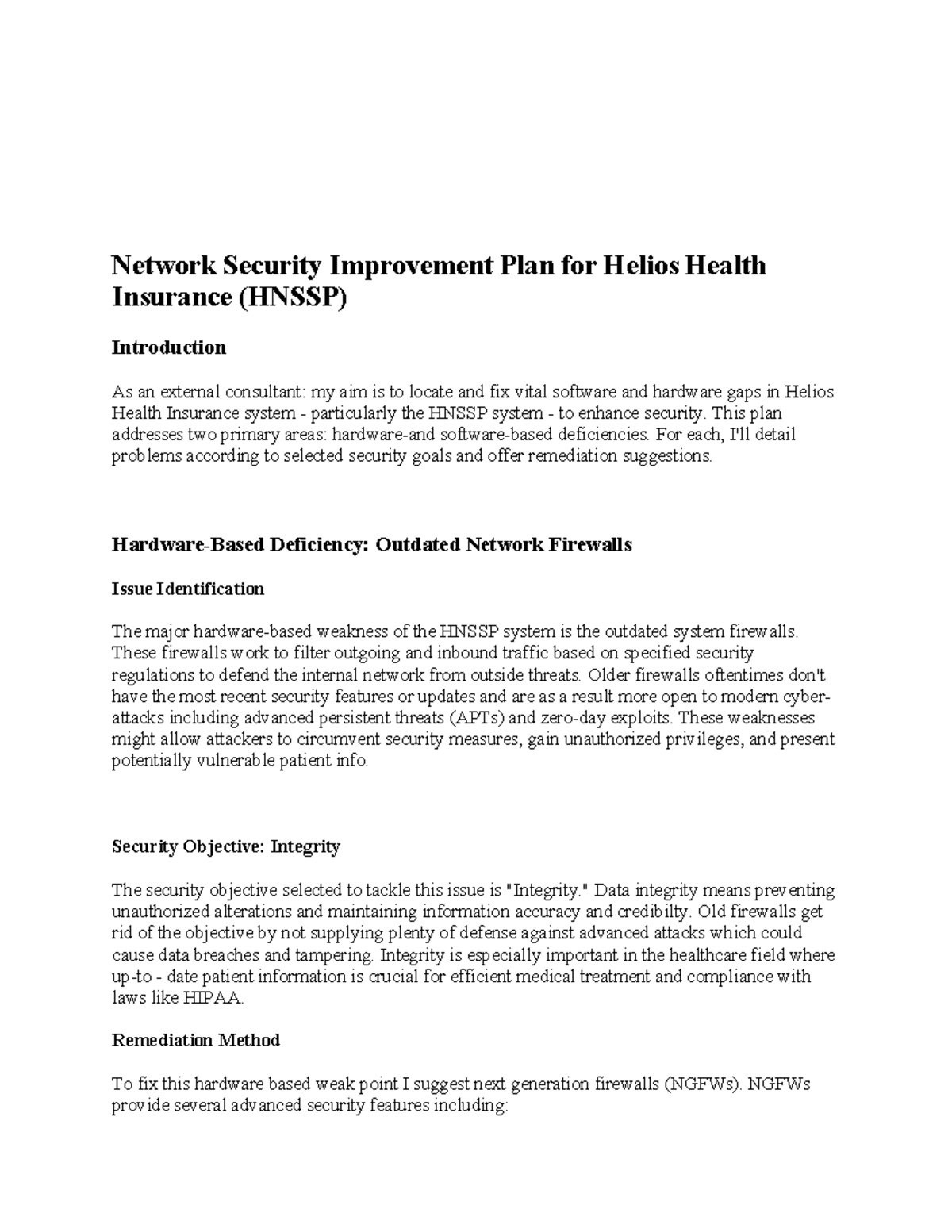 7-2 Project Three Submission- Network System Security Plan ...