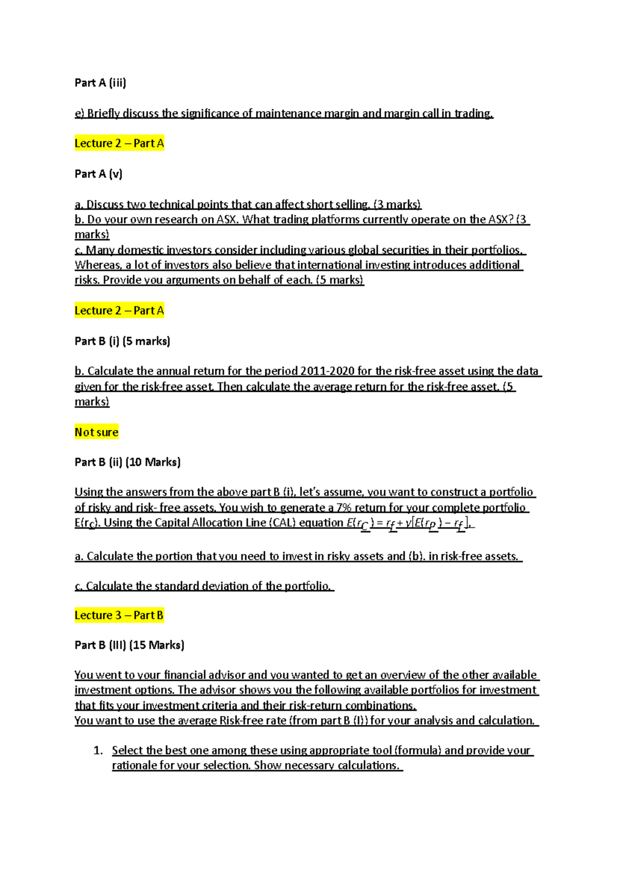 question-layout-for-tutor-to-complete. financial accounting - Part A ...